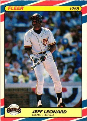 JEFF LEONARD Card #21 FREE SHIPPING B10R2S4P20 | eBay