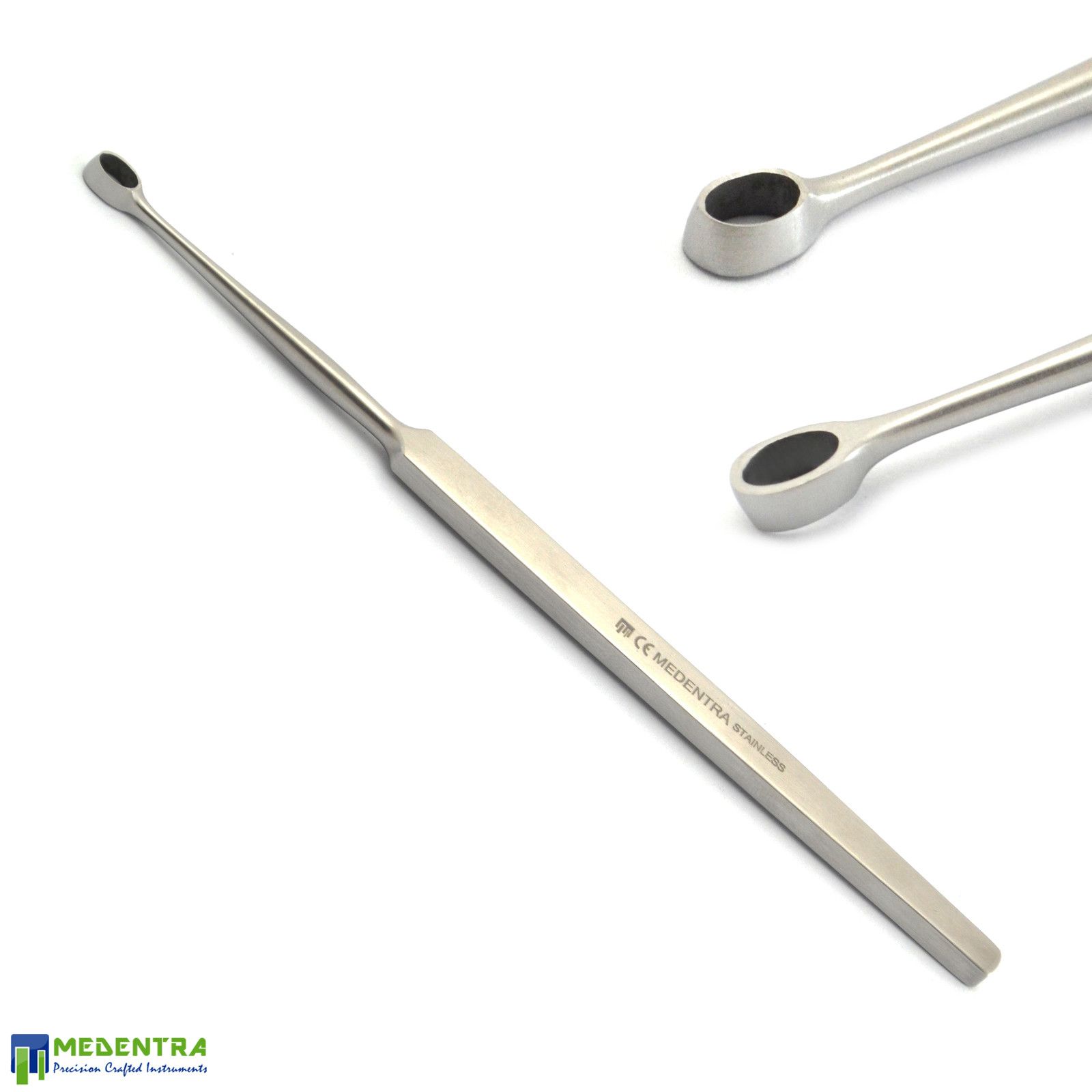 Dermal Curette 3mm for Scraping Skin Lesions Surgical Dermatology Ear ...