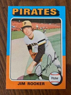 JIM ROOKER 1975 Topps Baseball Card #148 – PITTSBURGH PIRATES | eBay