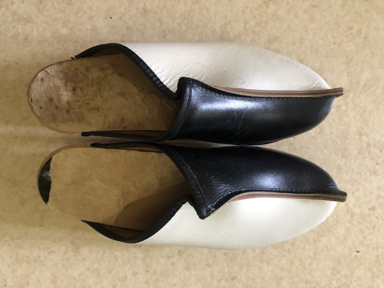 Wooden Clogs, Black And White Swedish Clogs | eBay