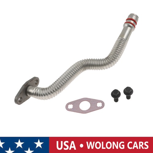 Turbocharger Oil Return Drain Line Tube Kit for Dodge Ram 6.7L Cummins ...