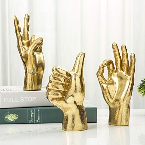 Decor “OK” ASL Hand Sign, Desk Statue Classic Hand Gesture Sculpture ...