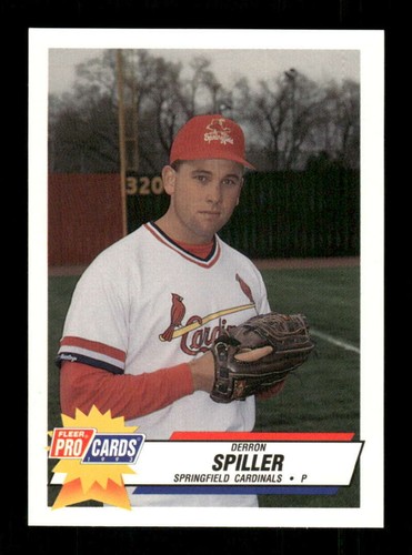1993 Fleer Procards Springfield Cardinals 1852 Derron Spiller BXCP28 | eBay