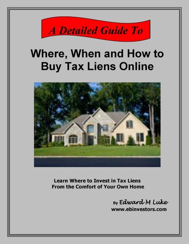 Where, When and How to Buy Tax Liens Online - Tax Lien Auctions | eBay