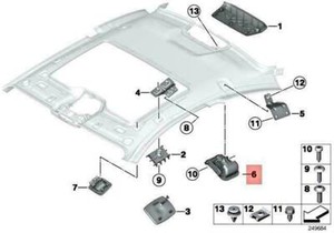 OEM BMW ALPINA B6 F06 F13 F36 418D 418I 420D 420DX COAT HOOK ...