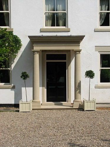 Portico Entrance Porch Door Surround with Columns from Acanthus Cast ...