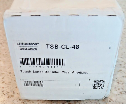 Securitron TSB-CL-48 Touch Sense Bar, Clear Anodized Finish, 48" Length ...