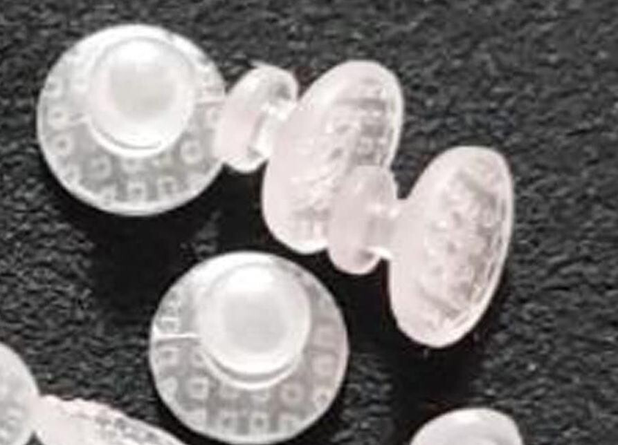 Dental Orthodontic Clear Ceramic Button fit for Invisalign Braces, made ...