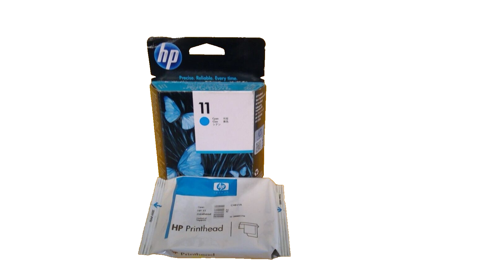 Genuine OEM HP 11 Cyan C4811A Printhead Ink Bulk Packaging FREE ...