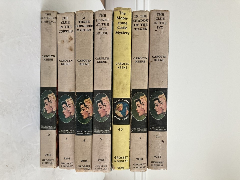 7 Vintage NANCY DREW Mystery Books By Carolyn Keene 1930’s - 1960’s! | eBay
