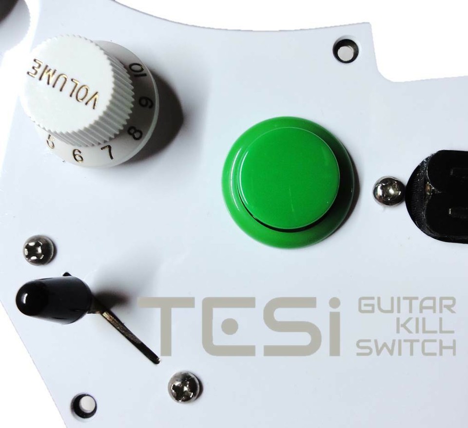 Tesi Switch DITO 24mm Arcade Button Guitar Kill Switch - 25 Colors ...