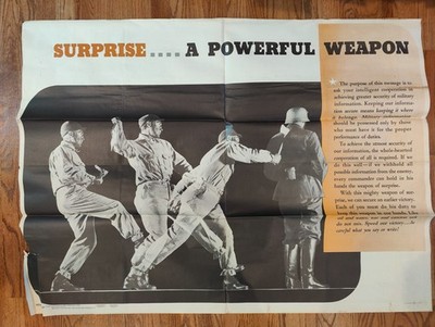 Newsmap propaganda poster 29 November 1943 WWII US Army OPSEC | eBay