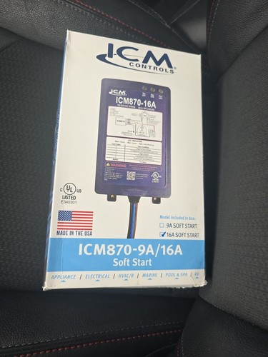 ICM Controls ICM870 Series 16A Soft Start W/ Over-Current Protection | eBay