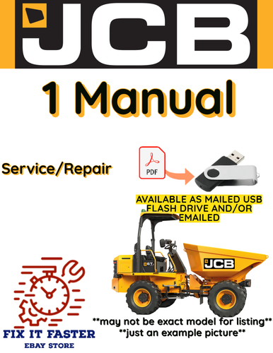 JCB 2 TFT DUMPER SERVICE REPAIR SHOP MANUAL PDF USB | eBay