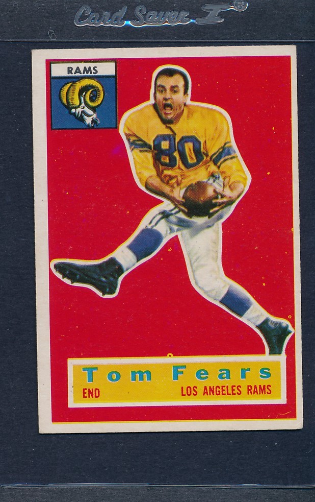 1956 Topps #042 Tom Fears Rams EX *198 | eBay