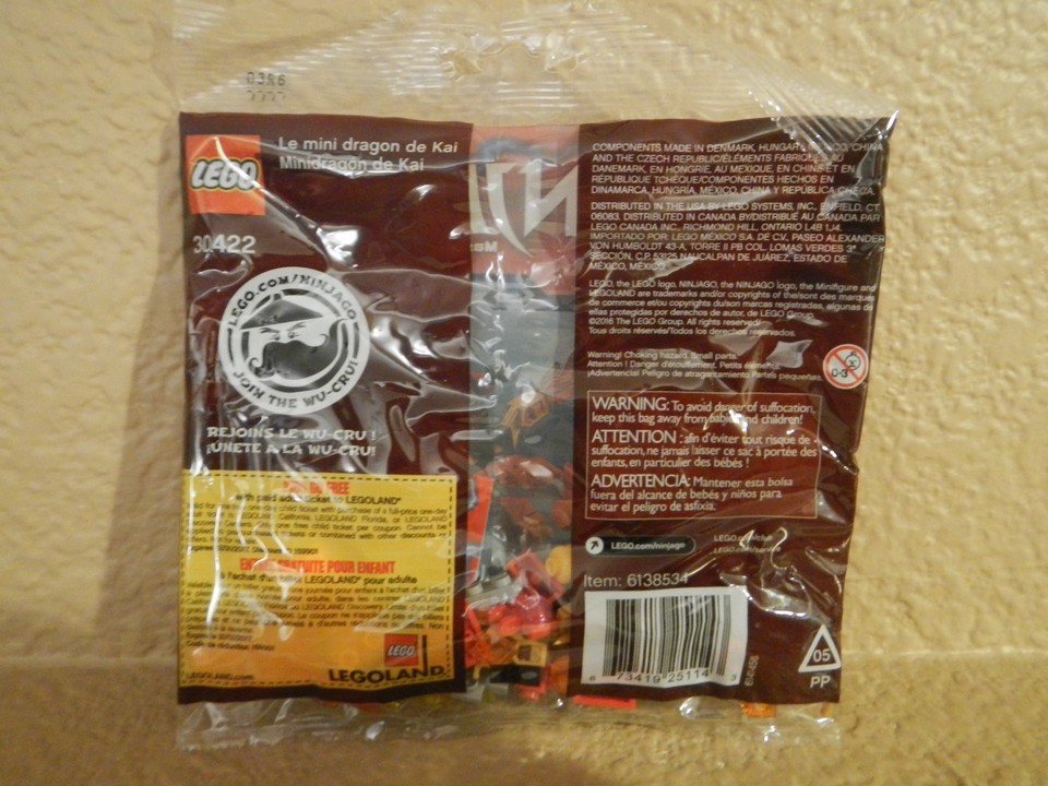 LEGO -NIB~ Ninjago #30422 - Kai's Mini Dragon | eBay