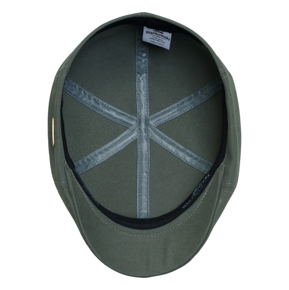 Sterkowski RUSTY Airy Pure Cotton Summer Flat Cap Breathable Handmade ...