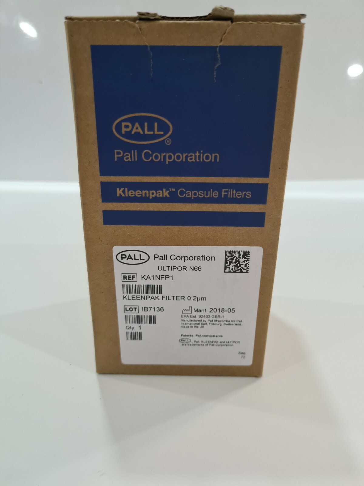 Pall KleenPak Ultipor N66 Membrane 0.2um Filter KA1NFP1 | eBay