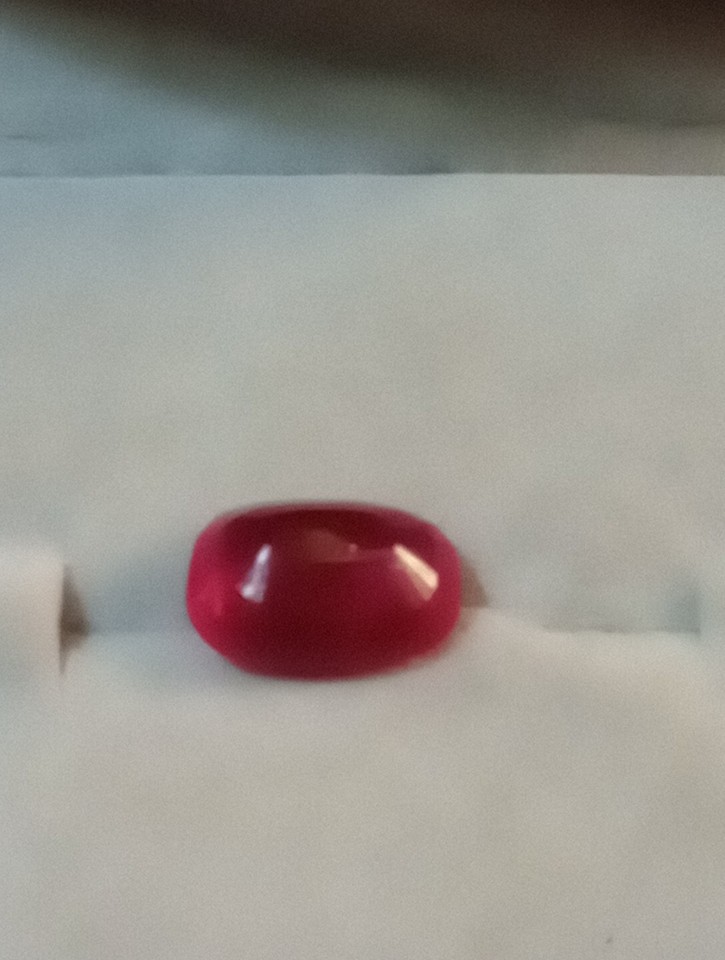 NATURAL EARTH MINED GGL CERTIFIED GEM TEATED HEATED OVAL RED RUBY 5.57 ...