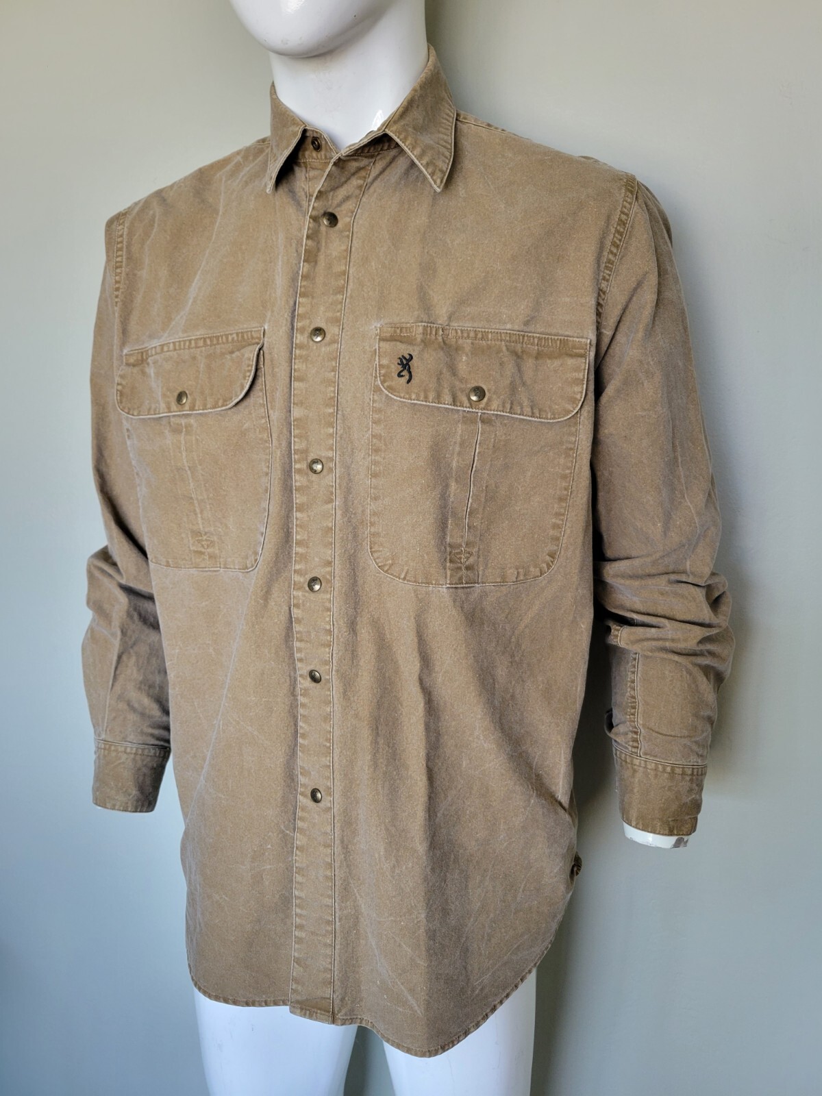 Browning since 1878 Men’s Cattleman Button Down Long … - Gem