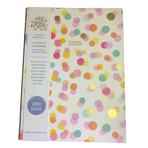 High Note 17 Month Planner August 2024- December 2025 | eBay