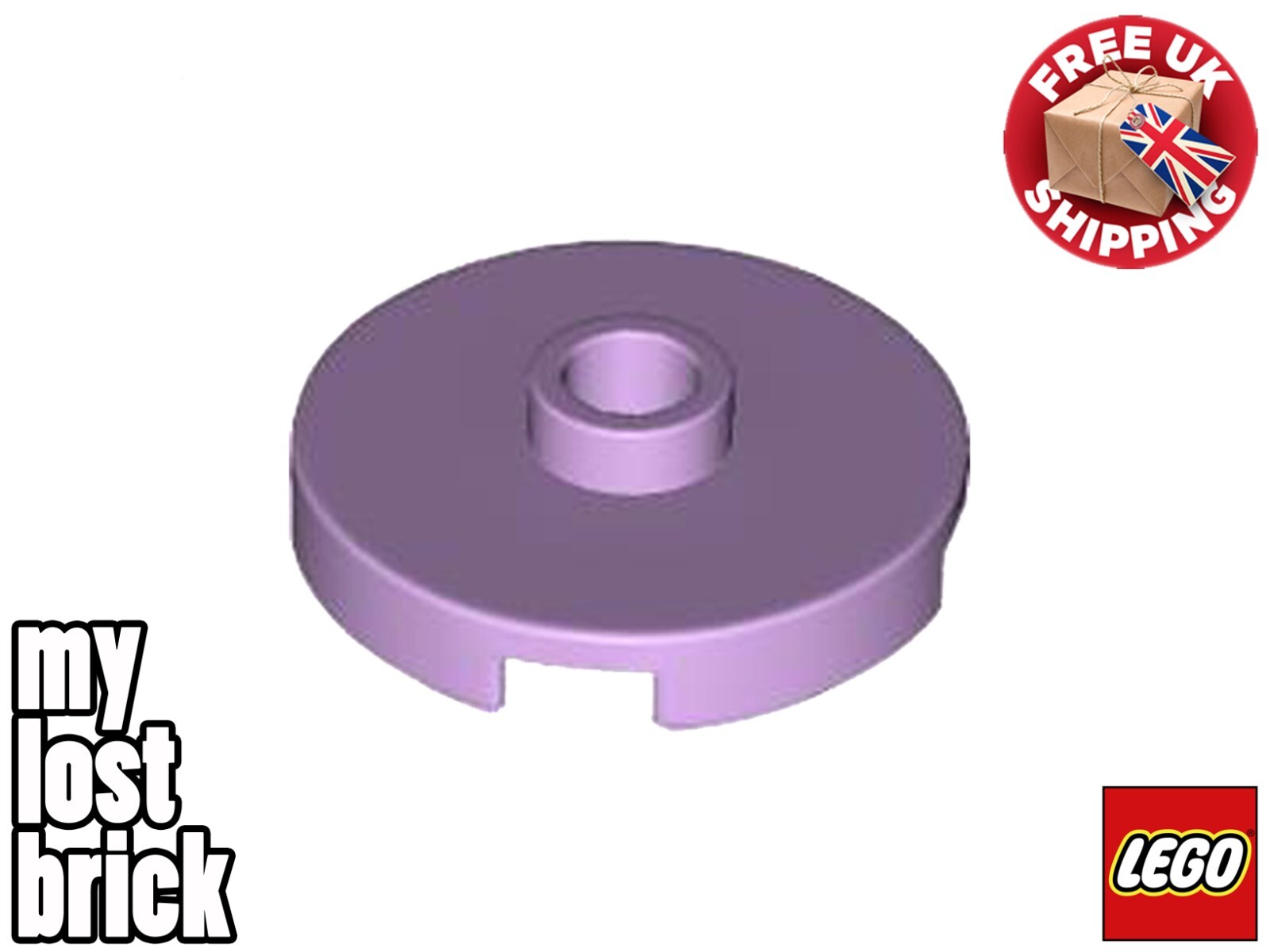 LEGO - Part 18674 - Round Tiles 2x2 with Open Stud + NEW +SELECT COLOUR ...