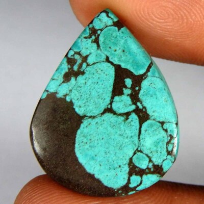 15.50Cts100%Natural American Turquoise Pear Cabochon Loose Gemstone | eBay