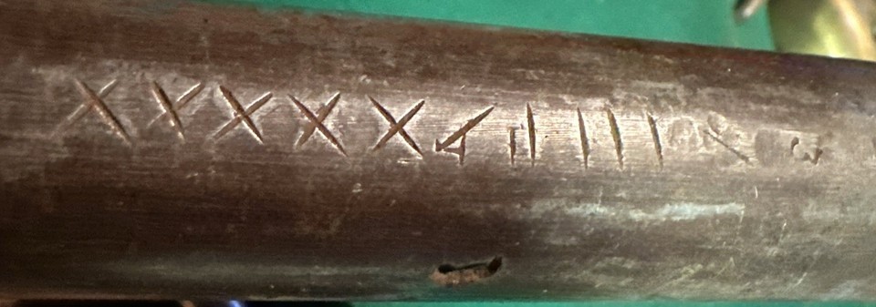 ORIGINAL ENGLISH FLINTLOCK PISTOL BARREL W PROOF MARKS FOR ATTATCHED ...