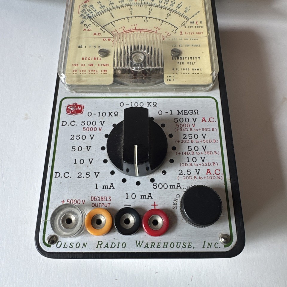 Vintage Olson Analog Multimeter – Model 113S – Made in Japan – Untested ...