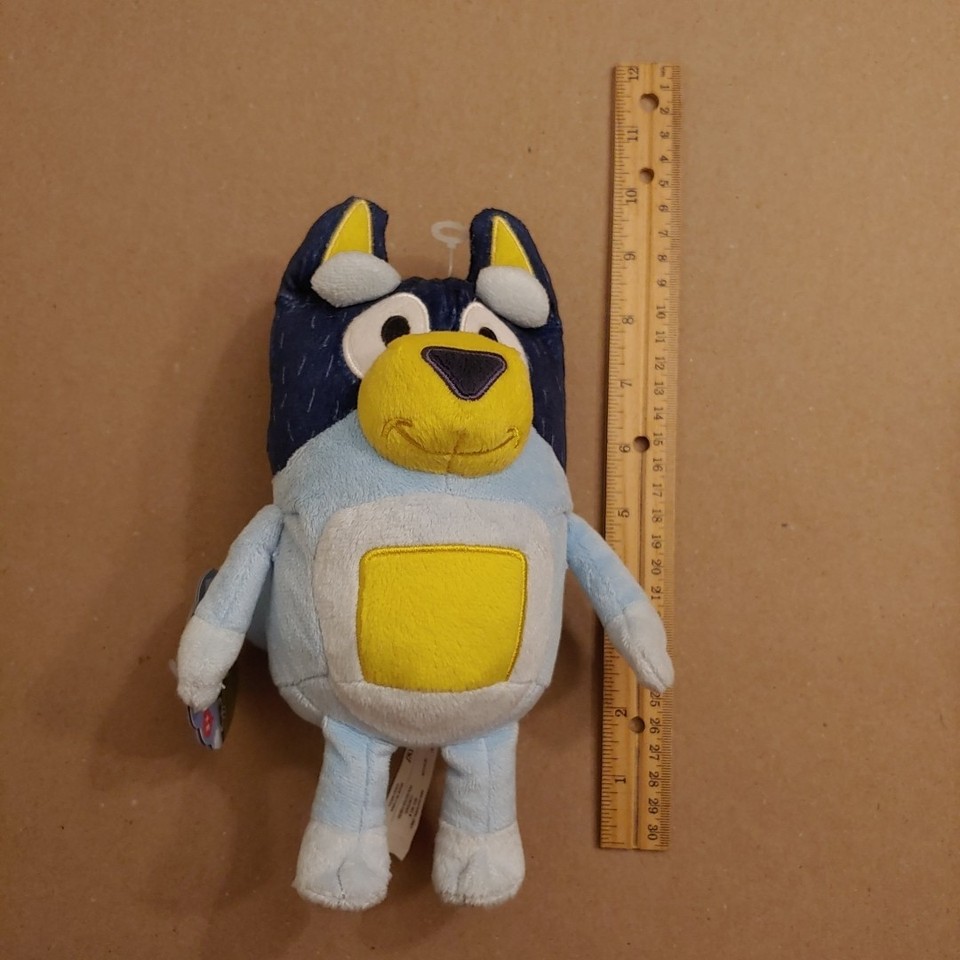 BLUEY Dad Bandit 9" Plush Toy NWT Stuffed Animal | eBay