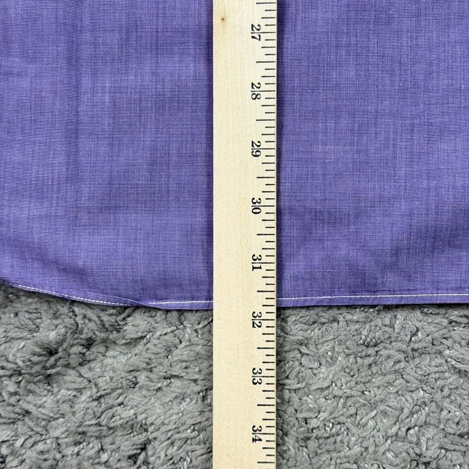 VINTAGE Gitman Bros Shirt Mens Large L Purple Long Sleeve Cotton Made ...