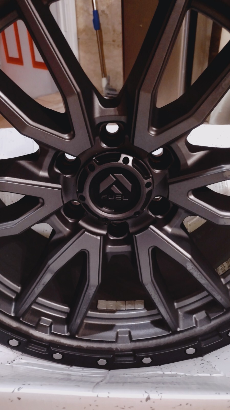 20x9 GUN METAL rims FUEL REBEL 2019-2022 F150 2019 2023 Trucks 6x5.5 ...