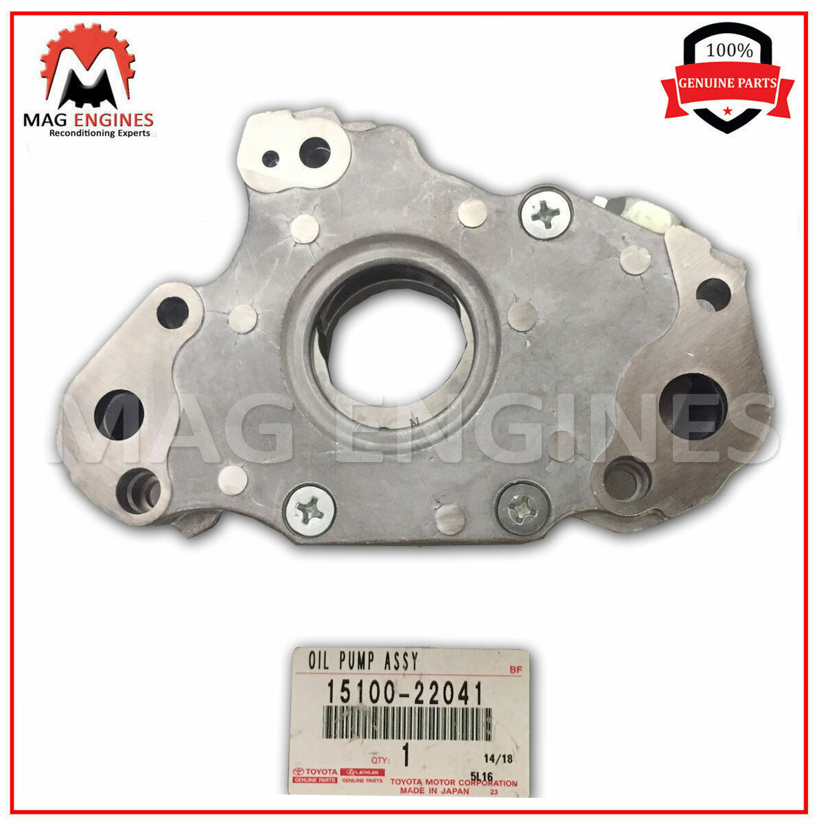 Auto Parts Oem 15100-22040 Car Engine Oil Pump Price For, 54% OFF