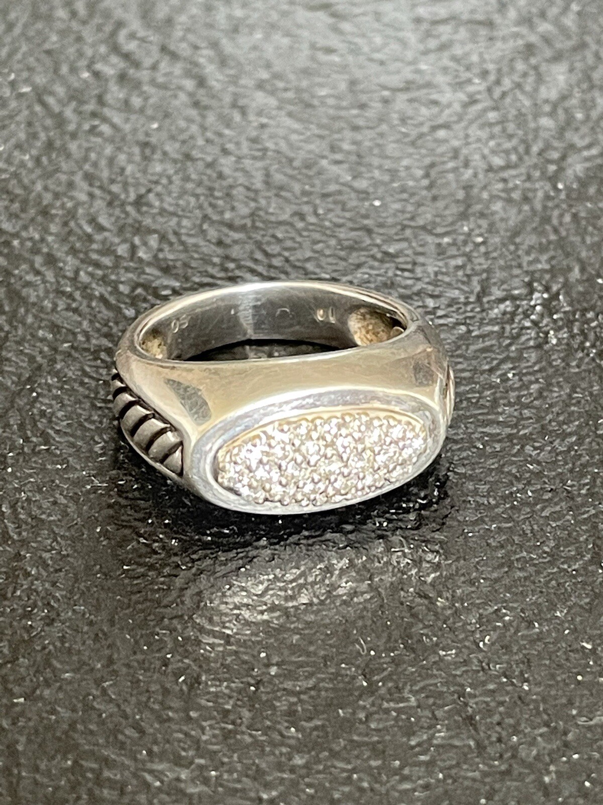 David Yurman Ring Pave Diamond - Gem