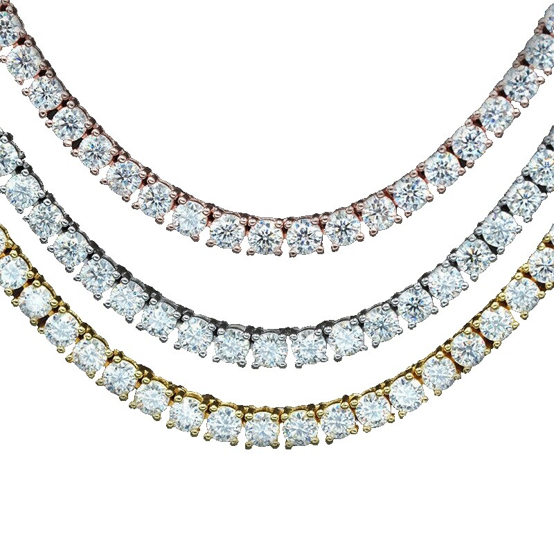 Moissanite Tennis Chain | eBay UK