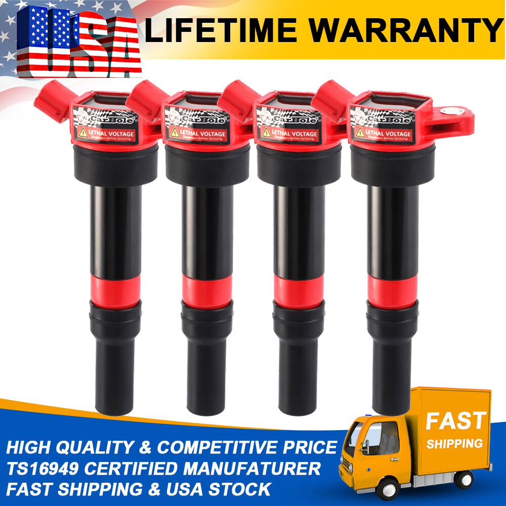 4Pcs UF651 Ignition Coils For 2011-2017 Hyundai Elantra Kia Forte 1.8L ...