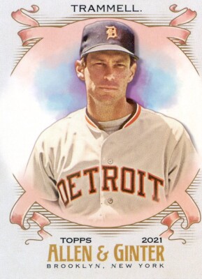 2021 TOPPS ALLEN & GINTER BASE TIGERS ALLAN TRAMMELL #288 | eBay