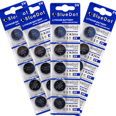 Qty 20 CR2016 DL2016 ECR2016 208-208 CR 2016 Lithium button cell circle ...