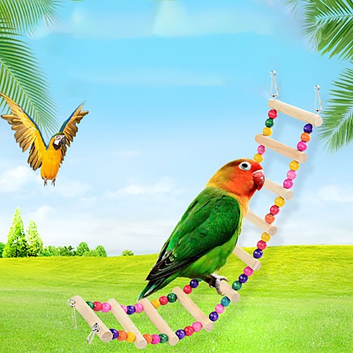 Wooden Ladder / P^erch For Bird (parrot, parakeet, , macaw) or Rat ...