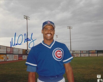 Signed 8x10 MIKE HARKEY Chicago Cubs Autographed photo - COA | eBay