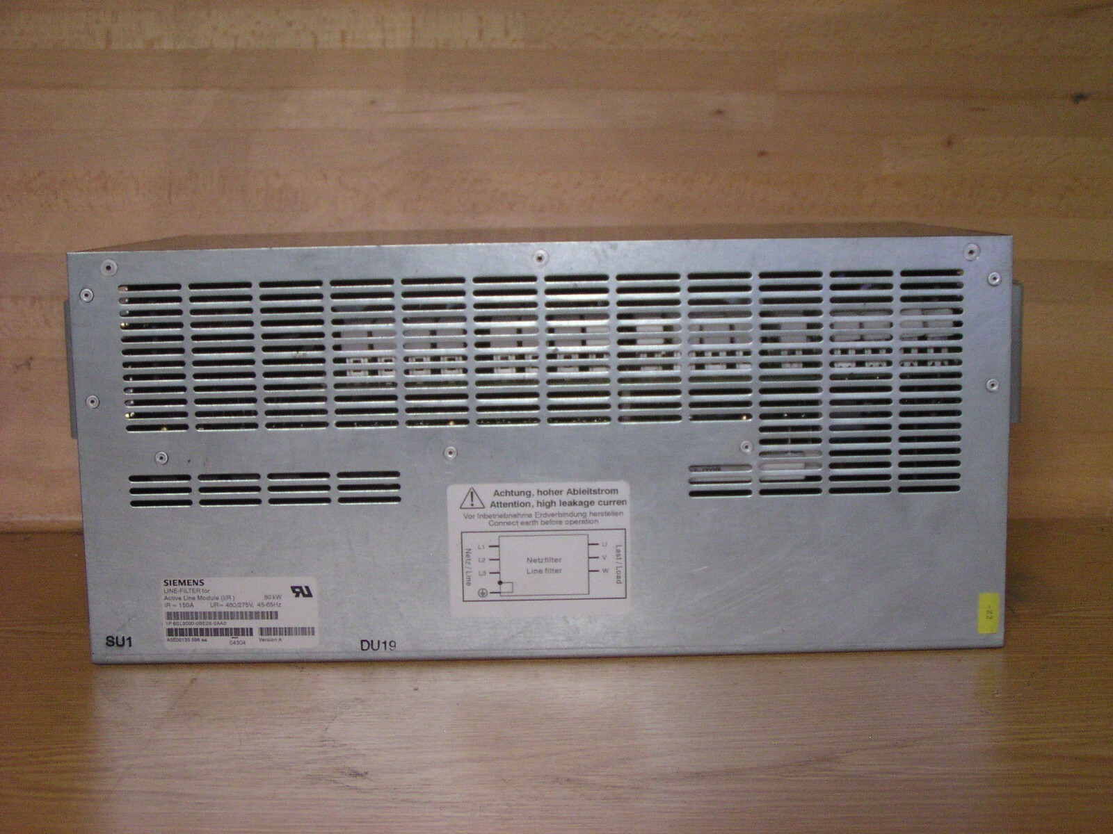 SIEMENS Simodrive 611 Netzfilter 6SL3000-0BE28-0AA0 80KW / 150A | eBay.de