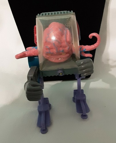 Vintage 1989 Rare TMNT Krang Brain w Support Walker Action Figure ...