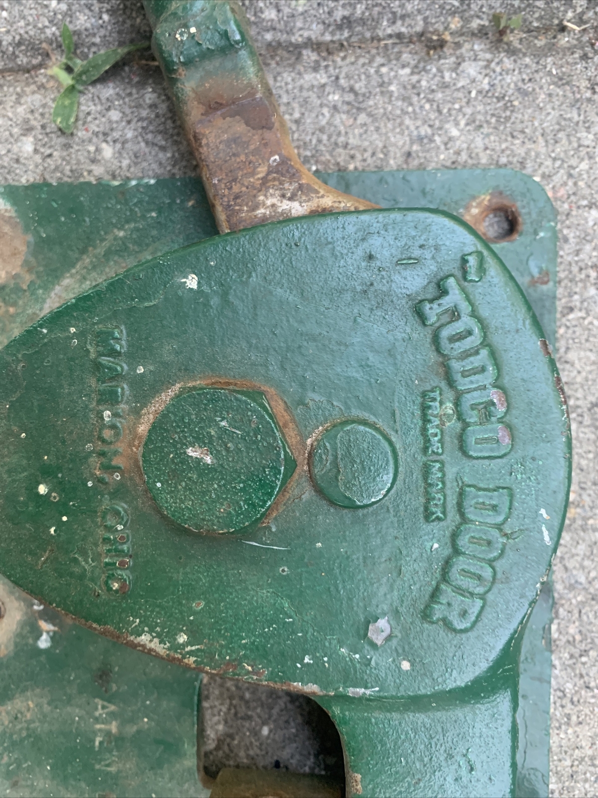 Vintage Todco Semi Truck Trailer Box Door Lock Latch Handle Cargo Roll ...