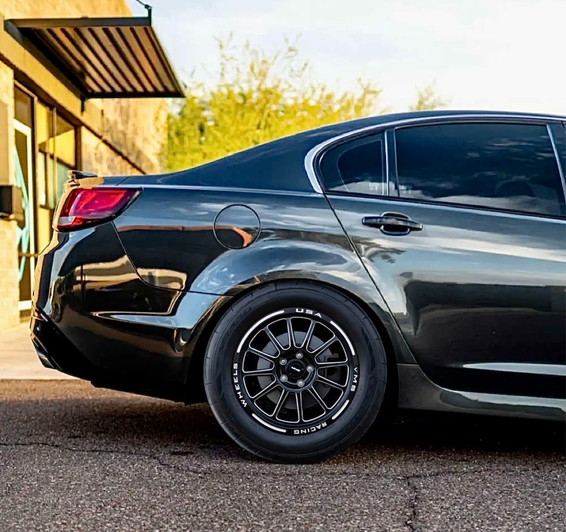 2 VMS RACING BLACKHAWK DRAG RACE RIMS WHEELS REAR 17X10 FOR 14-17 CHEVY ...