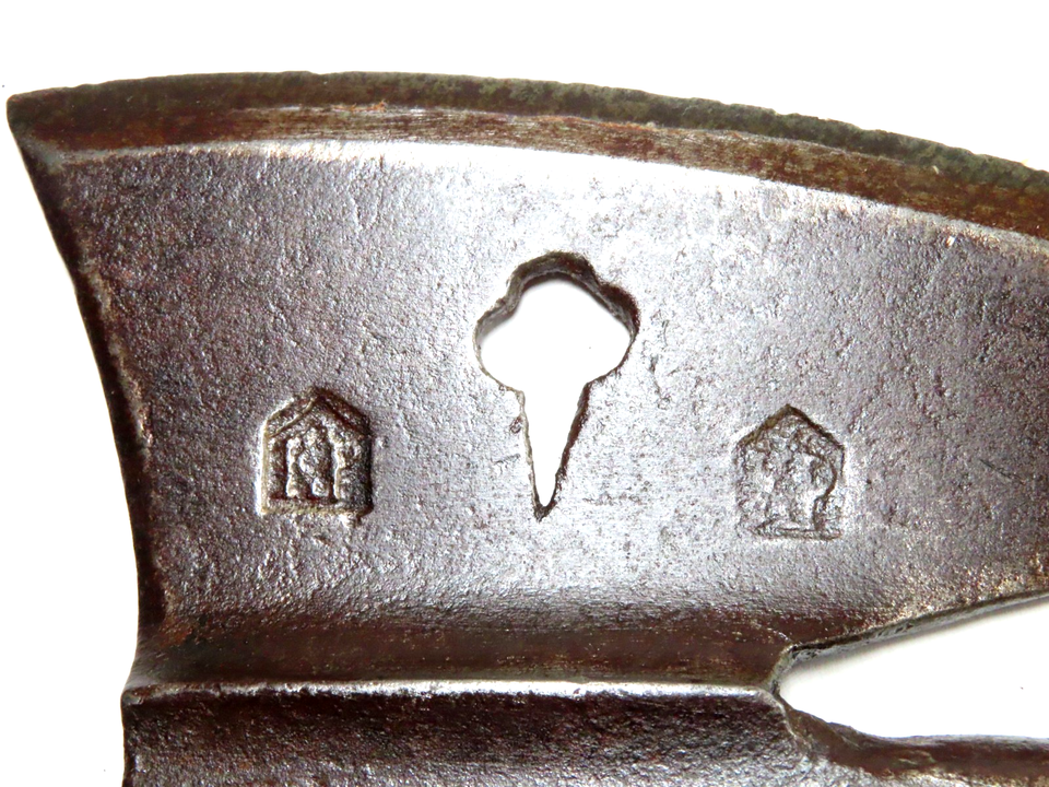 NICE 16TH CENTURY AXE WITH A NICELY SHAPED BLADE AND MAKER'S MARKS | eBay