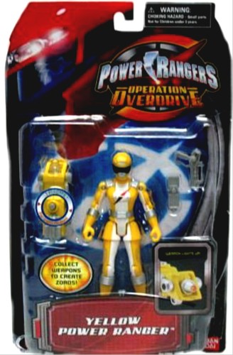 Power Rangers Operation Overdrive Yellow Ranger New Factory Sealed 2006 ...