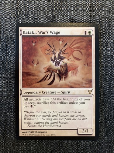 Kataki, War’s Wage | NM | Modern Event Deck | MTG Magic The Gathering ...