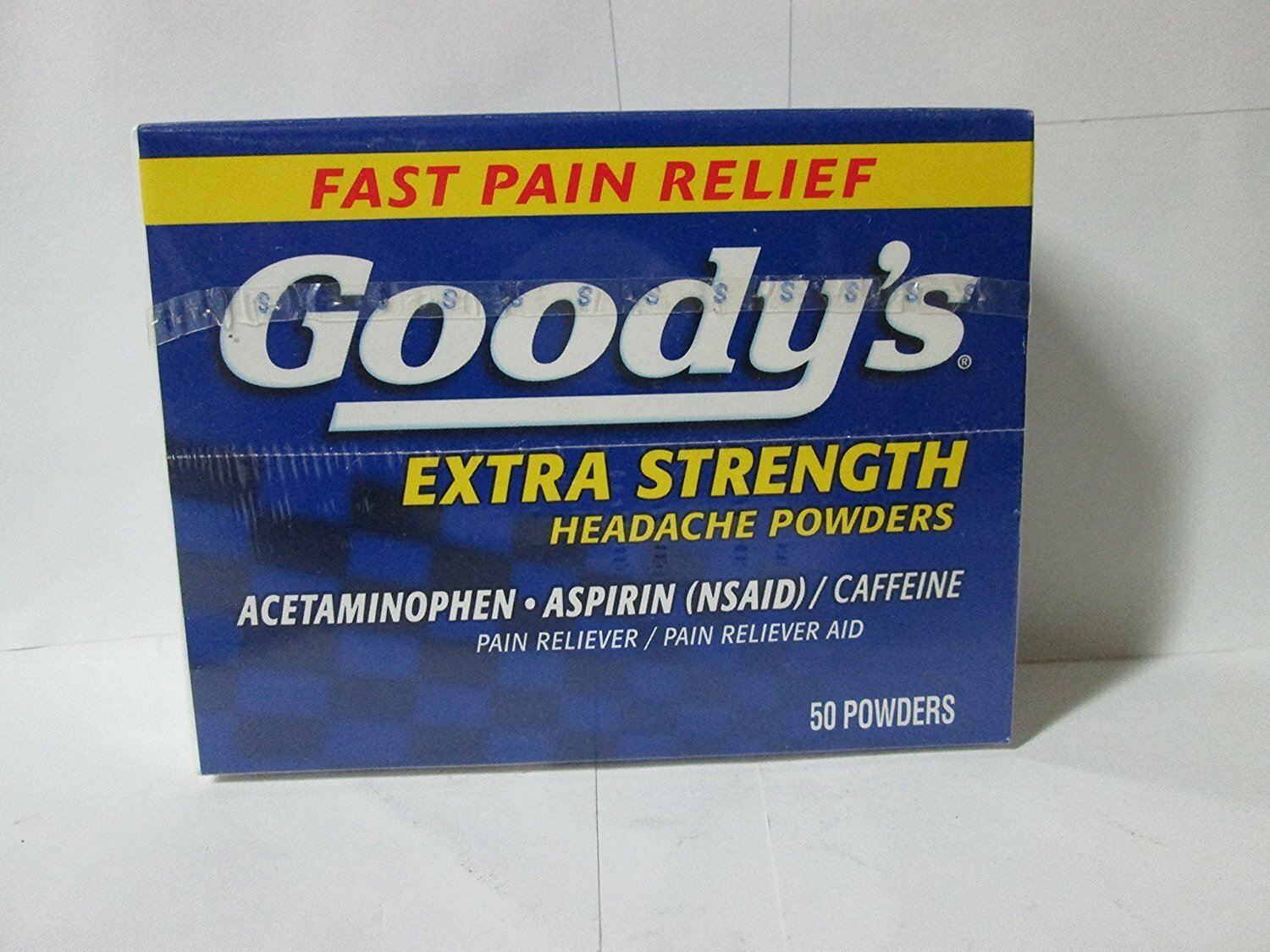 Goody's Extra Strength Headache Powders Stick Pain Reliever Aid 50 Ct ...