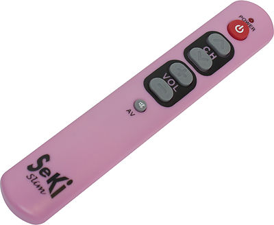UNIVERSAL small remote control SeKi Slim PINK Large buttons | eBay