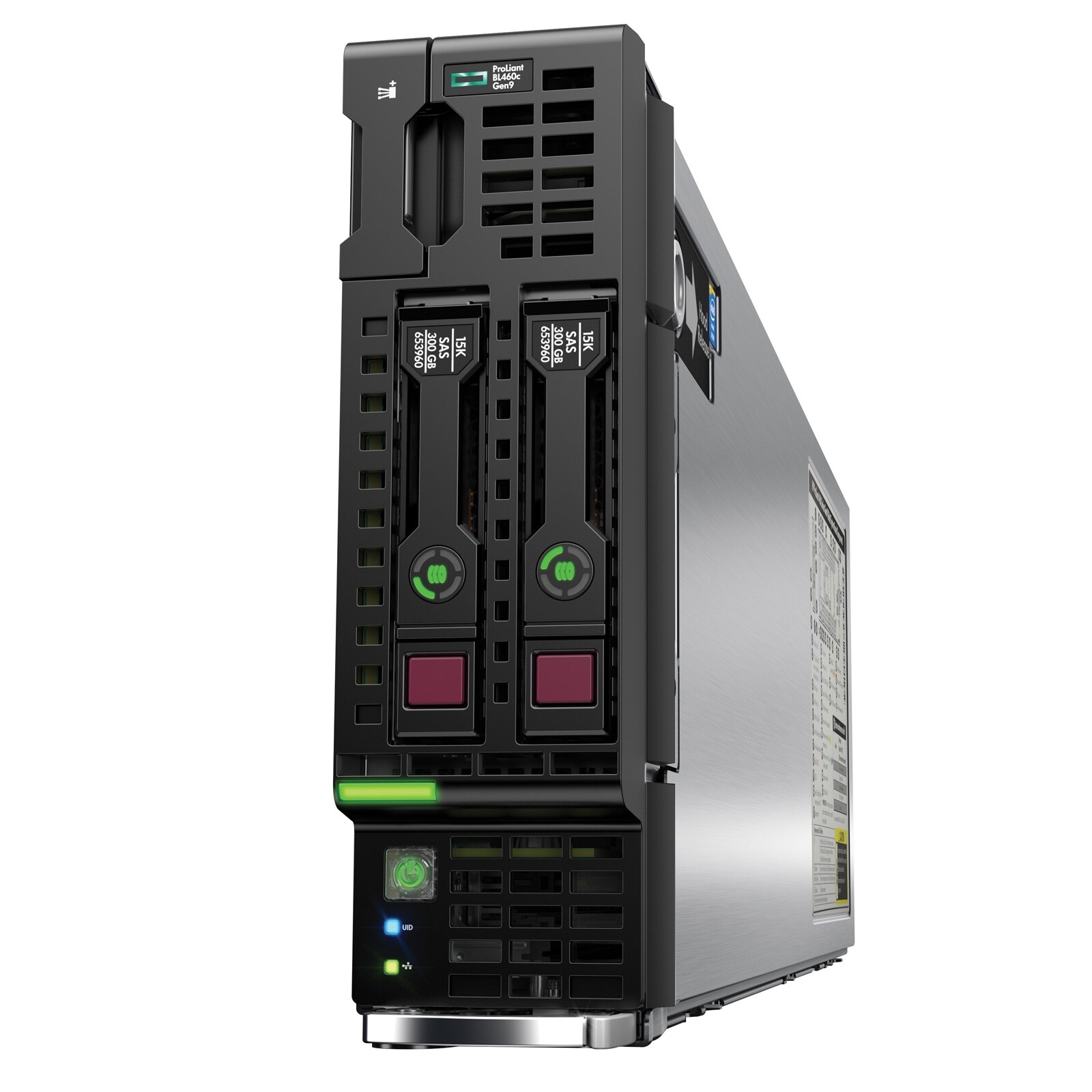 Servidor blade HPE BL460c G9 2x catorce 14 núcleos Xeon 192 GB RAM nodo ...